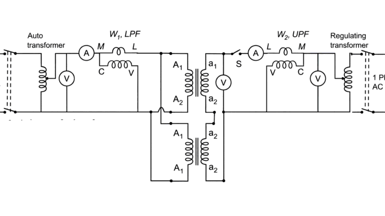 Sumpner’s Test (Back-to-Back) on Transformer