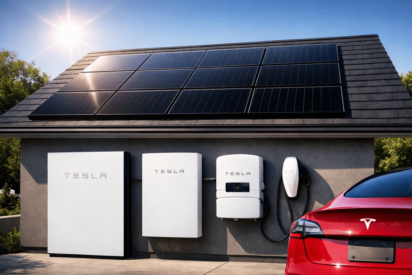 Tesla Launches U.S. Manufactured Solar Panels to Complete Its Home ...